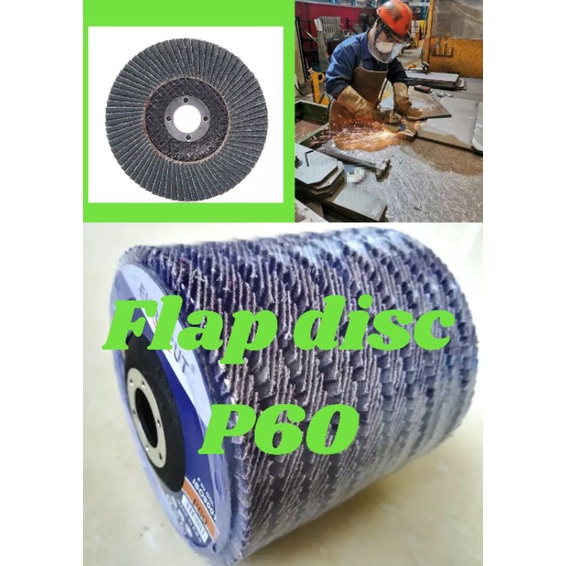 Flap Disc Mata Gosok Kertas Pasir Besi Mata Kayu Grinder Disc Wheel Grind Mata Besi Ptn