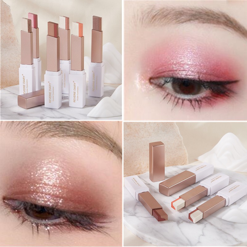 Gradient Two-tone Eyeshadow Stick Waterproof Sweatproof Colourpop ...