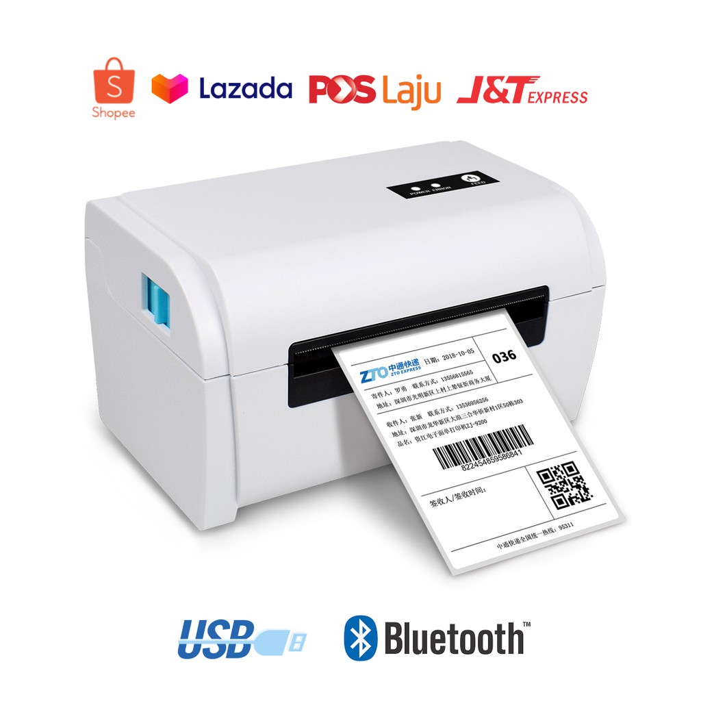 Label A6 Courier Waybill Shipping Thermal Printer ( USB and Bluetooth ...
