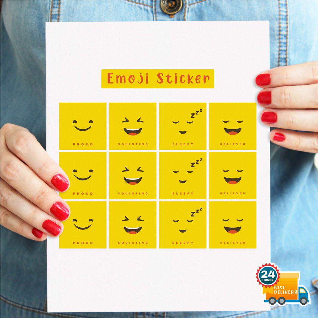 Sticker Smile & Cats Cute - 2 SETS Sticker - Peel & Stick - READY STOCK ...