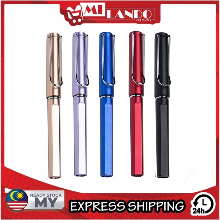 MILANDO Gel Pen Ballpen Multi Colour Signature Pen Customize Event Pen ...