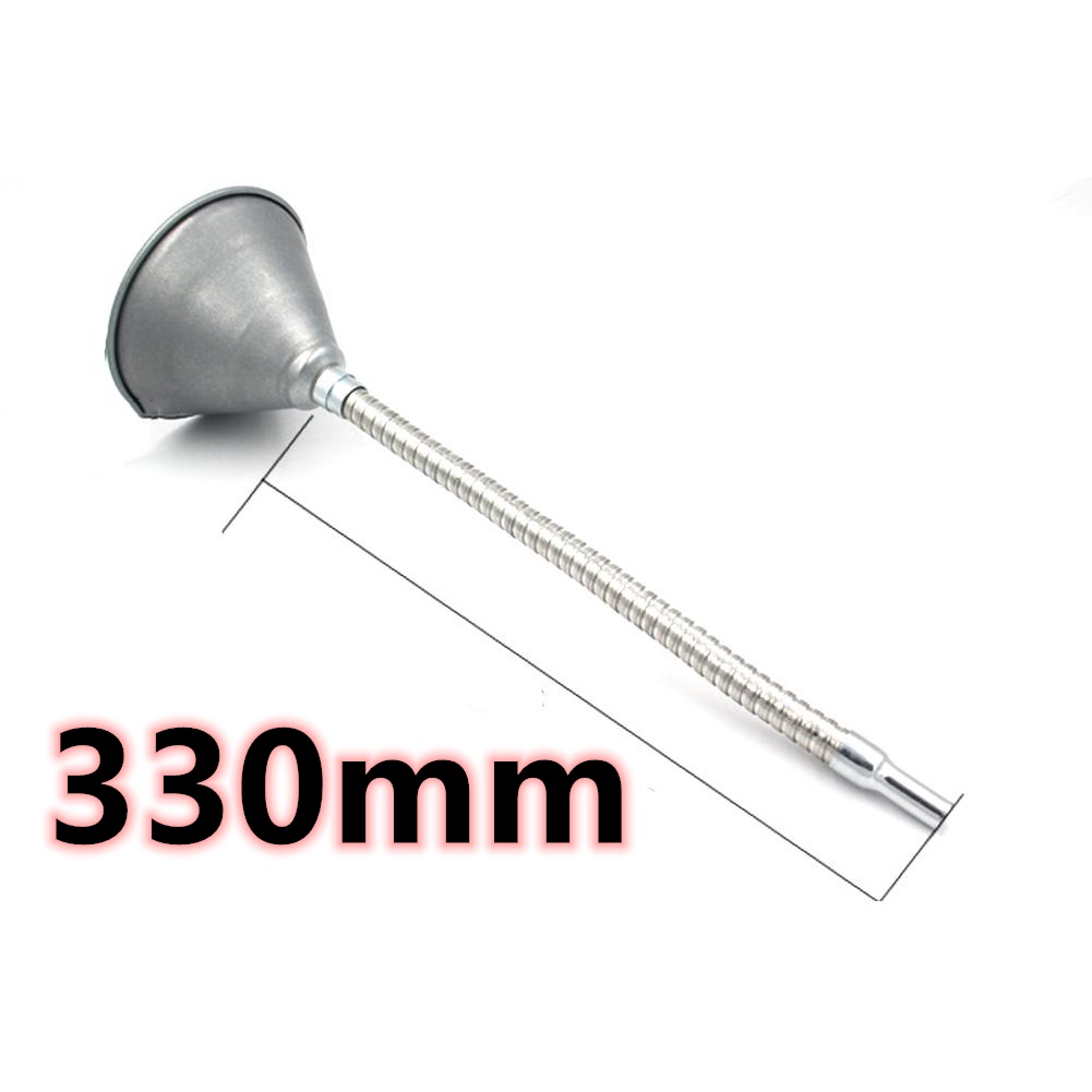 330mm 630mm Flexible Iron Diesel Petrol Oil Funnel Oil Fuel Pour Spout ...