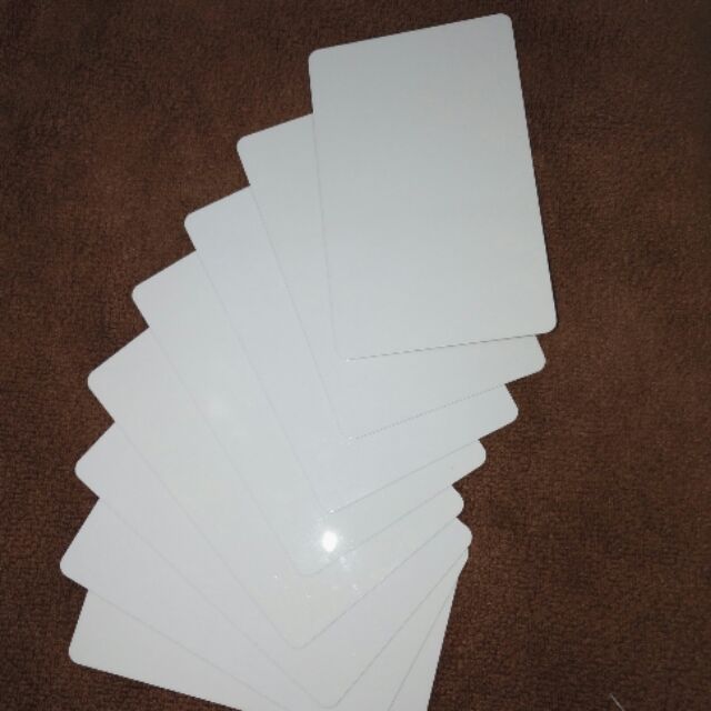 ID CARD(NEW) WHOLESALE RM22. 80)100 pcs in one pack Blank PVC Cards ...