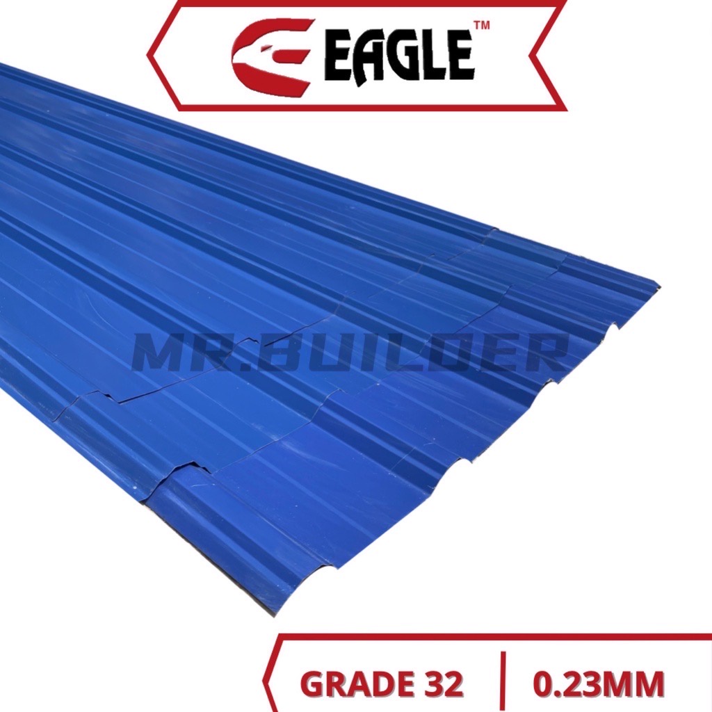 EAGLE G32 Industri Zink Grade 32 0.23MM Metal Deck Roofing Wall Fence ...