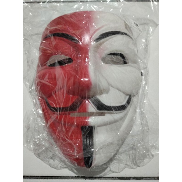 MERAH PUTIH Red And White Indonesian Mask | Shopee Malaysia