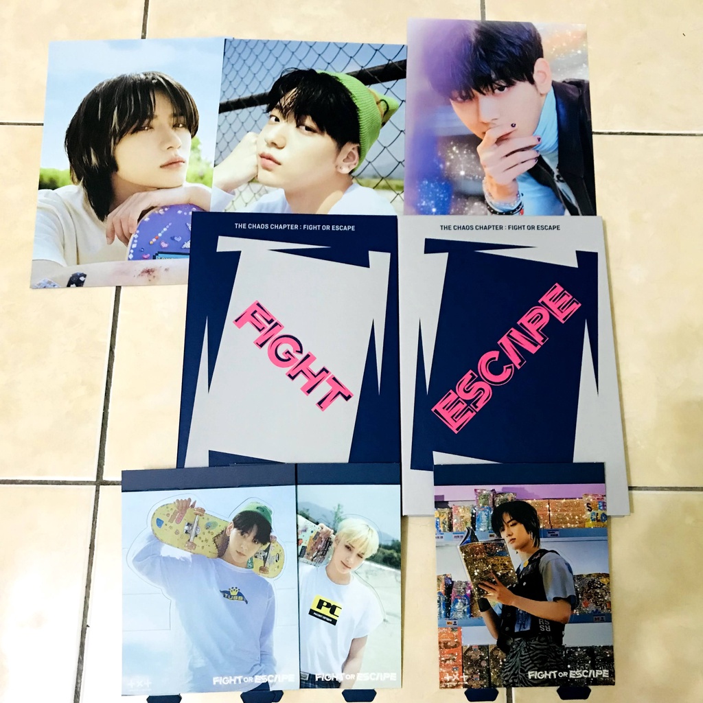 [UPDATED] READY STOCK TXT FOE FIGHT OR ESCAPE UNSEALED ALBUM | Shopee ...