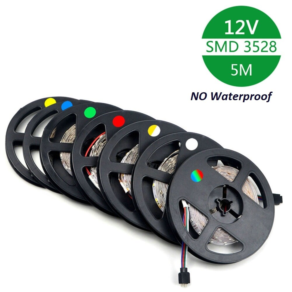 1M 5M Led Light Strip 2835 SMD 12V LED Strip Light White /Warm/RGB/Red ...