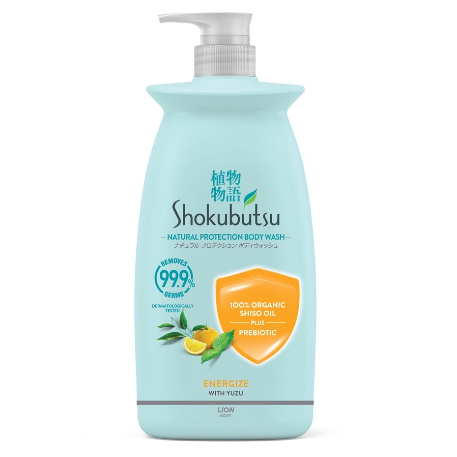 SHOKUBUTSU NATURAL PROTECTION BODY WASH ENERGIZE WITH YUZU 900G ...