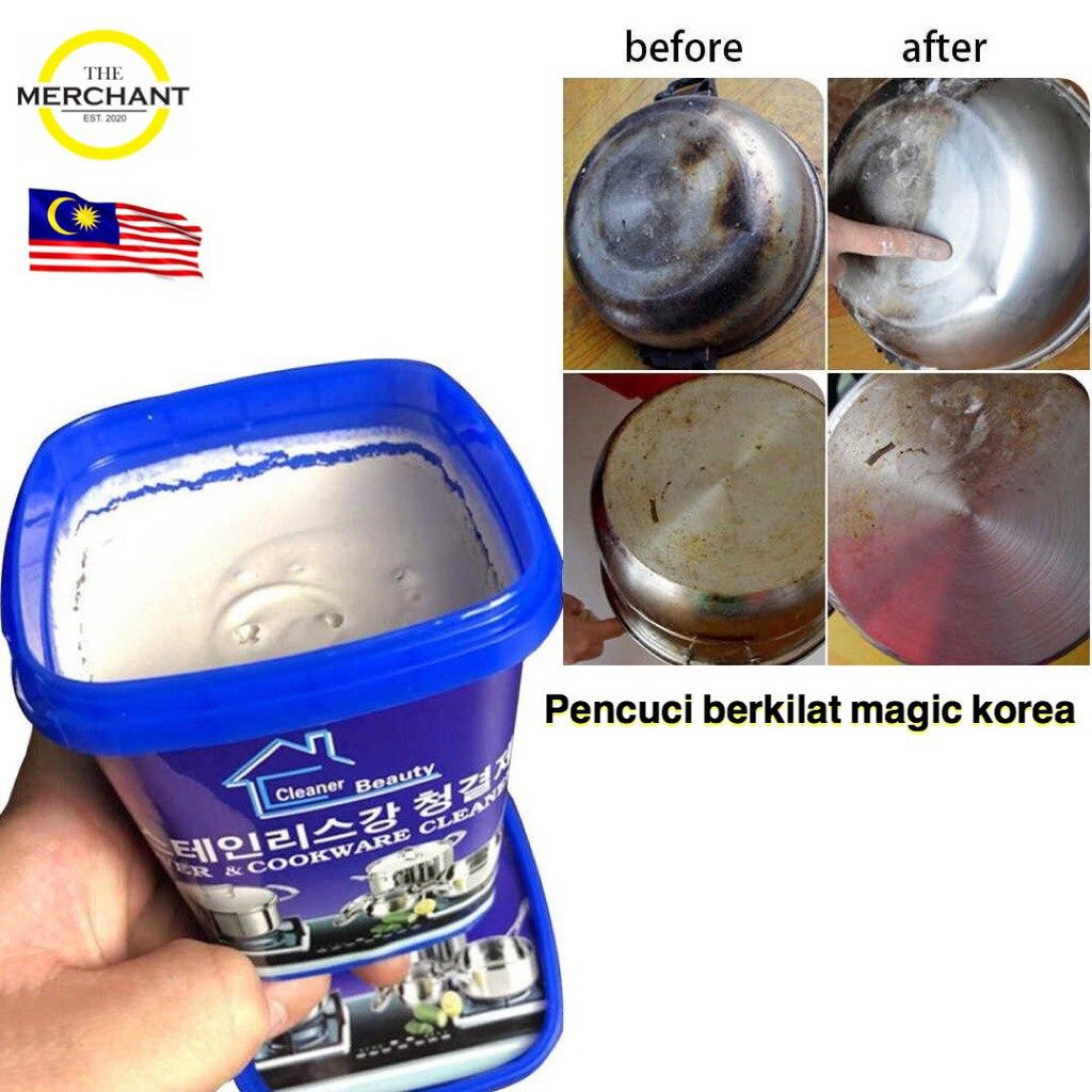 Pencuci Berkilat Magic Murah / Stainless steel Cleaning Paste Multi ...