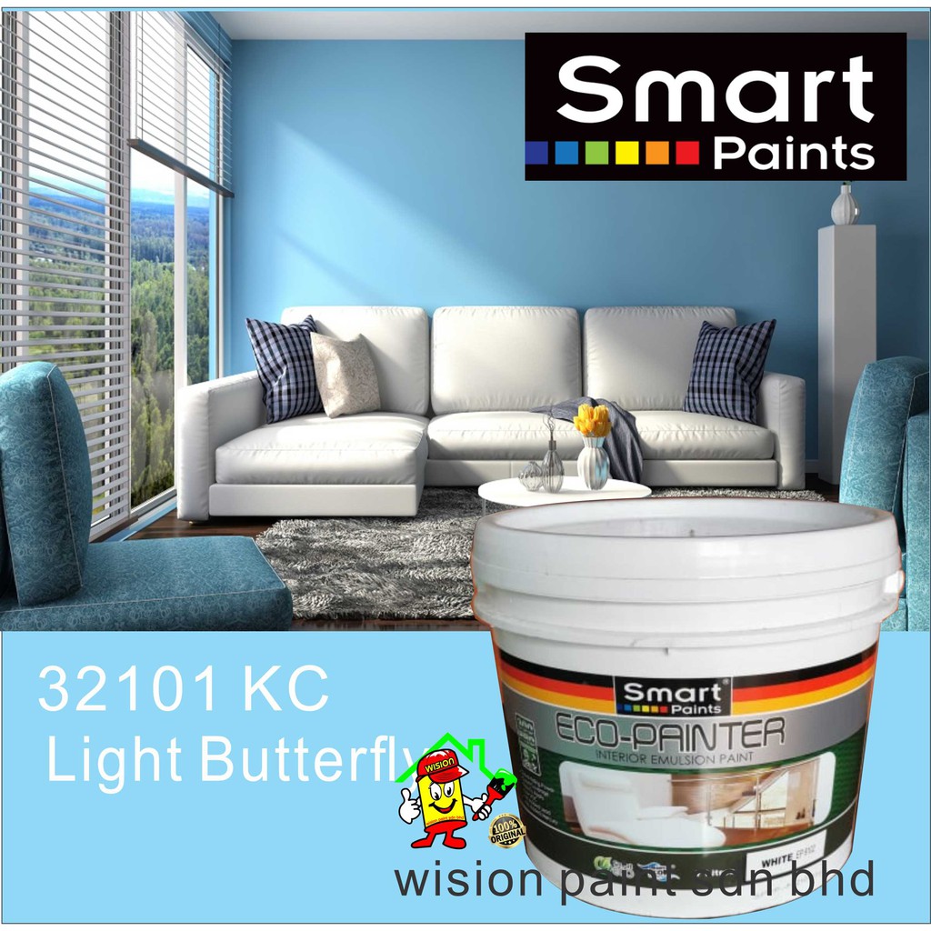 32101KC LIGHT BUTTERFLY ( 7LITER ) SMART PAINT ( ECO-PAINTER ) INTERIOR EMULSION PAINT / CAT ...