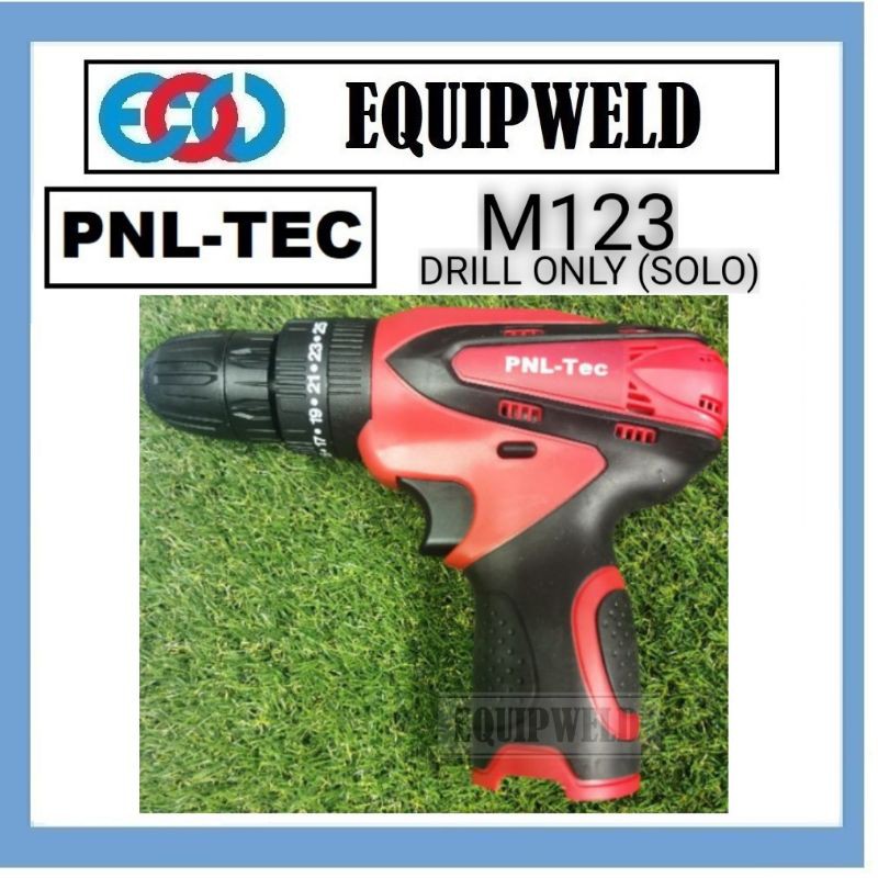 PNL-TEC M123 12V Drill Only (Solo) Cordless Hammer Impact Drill | Shopee Malaysia