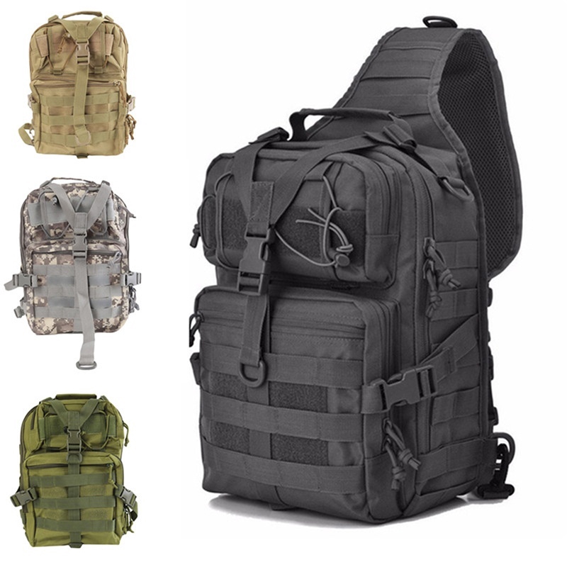 Military Tactical Assault Pack Sling Backpack Army Waterproof Rucksack ...