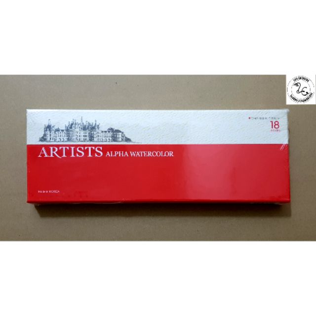 ALPHA Artists Watercolour - 18 Water Colour Set | Shopee Malaysia