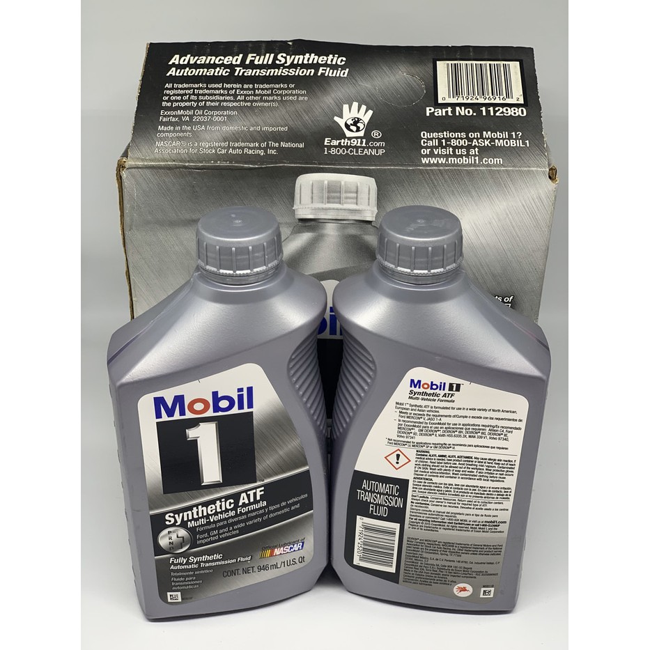 AUTOMATIC TRANSMISSION FUILD - Mobil 1™ SYNTHETIC ATF MULTI-VEHICLE ...