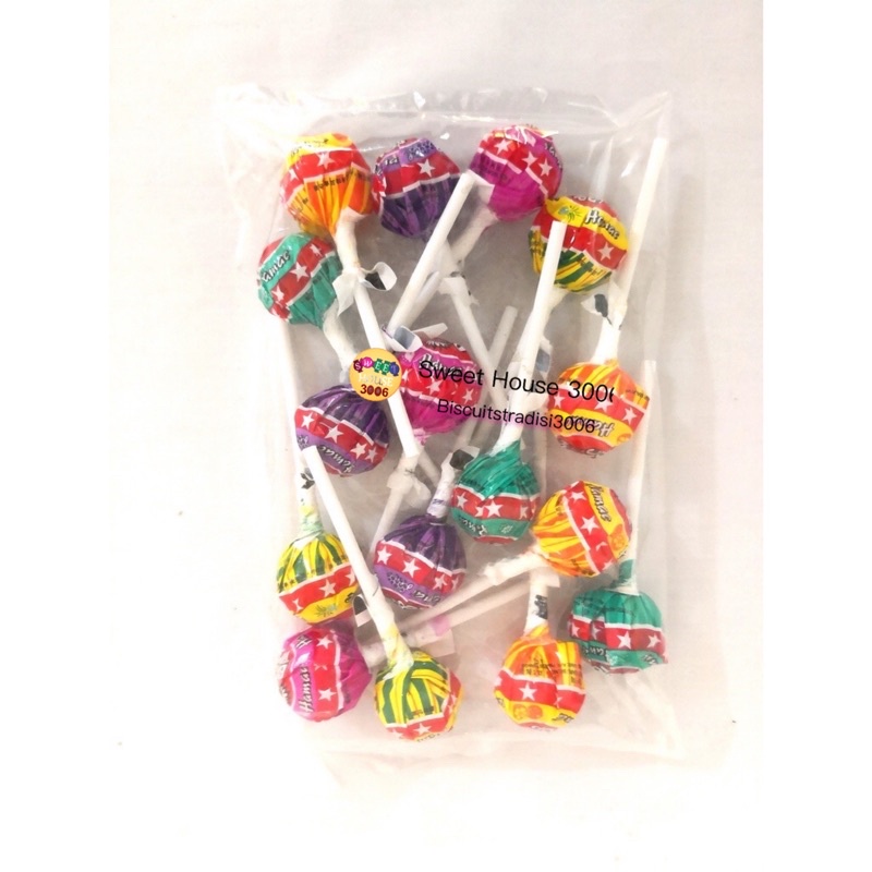 Hamac Big Top Lollipop 12’s @ 50's Mix Fruit Sour ABC Milk Pop Candy Childhood Snack 火爆零食 Sweet ...