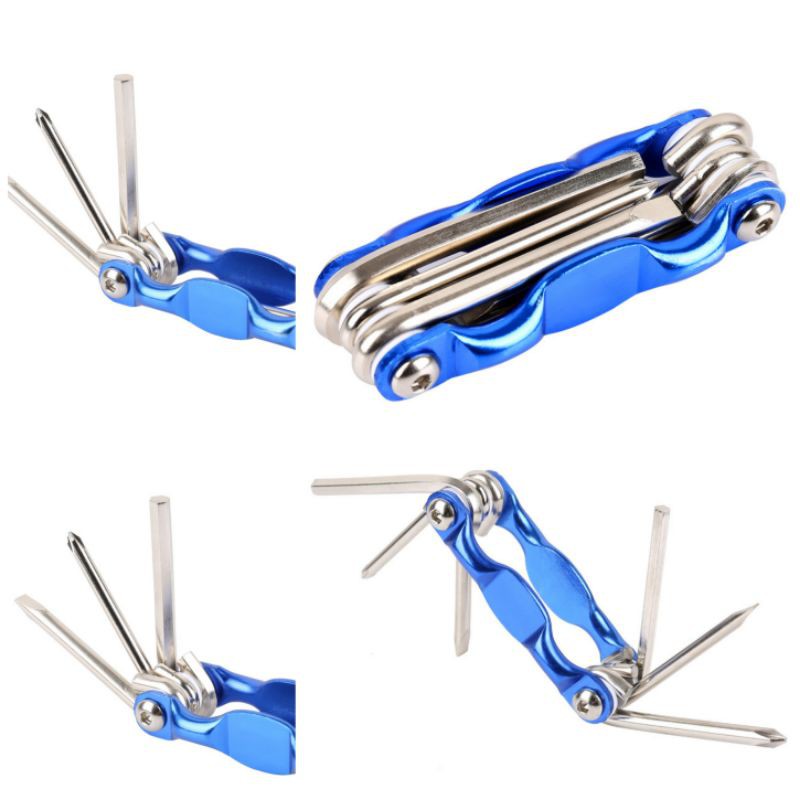 TOOPRE Bicycle Repair TL-833 6 In 1 Multifunction Tools Kit Set 6 In 1 ...