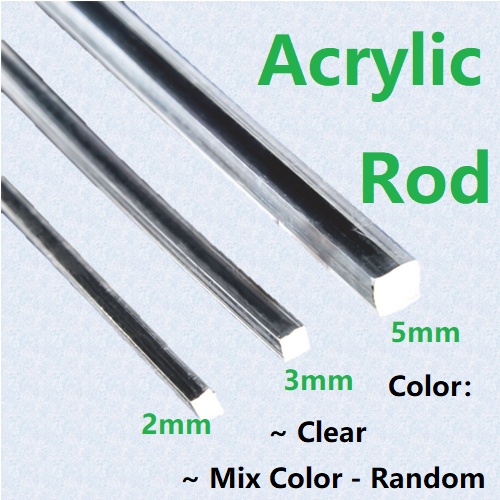 Acrylic Strip Clear Acrylic Bar 30 cm Plexiglass Stick Decorative ...