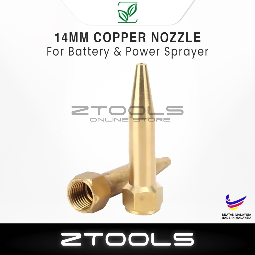(1pc) Kepala Tembaga Pam Racun Siput (Long) 14mm Copper Nozzle Heavy ...