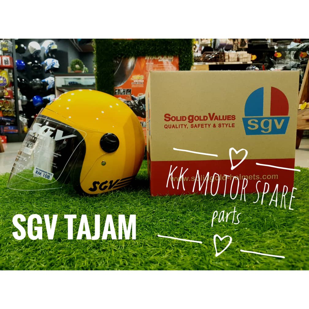 SGV HELMET • SGV SHARP DESIGN HELMET (TAJAM) | Shopee Malaysia