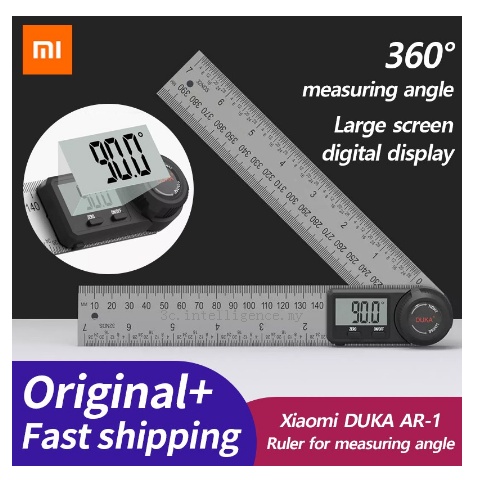 Xiaomi DUKA goniometer AR-1 stainless steel digital display angle ruler ...