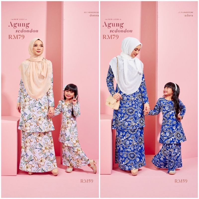 🔥Tempahan baju raya tanpa gosok 2021 sedondon ibu anak dibuka🔥 | Shopee ...