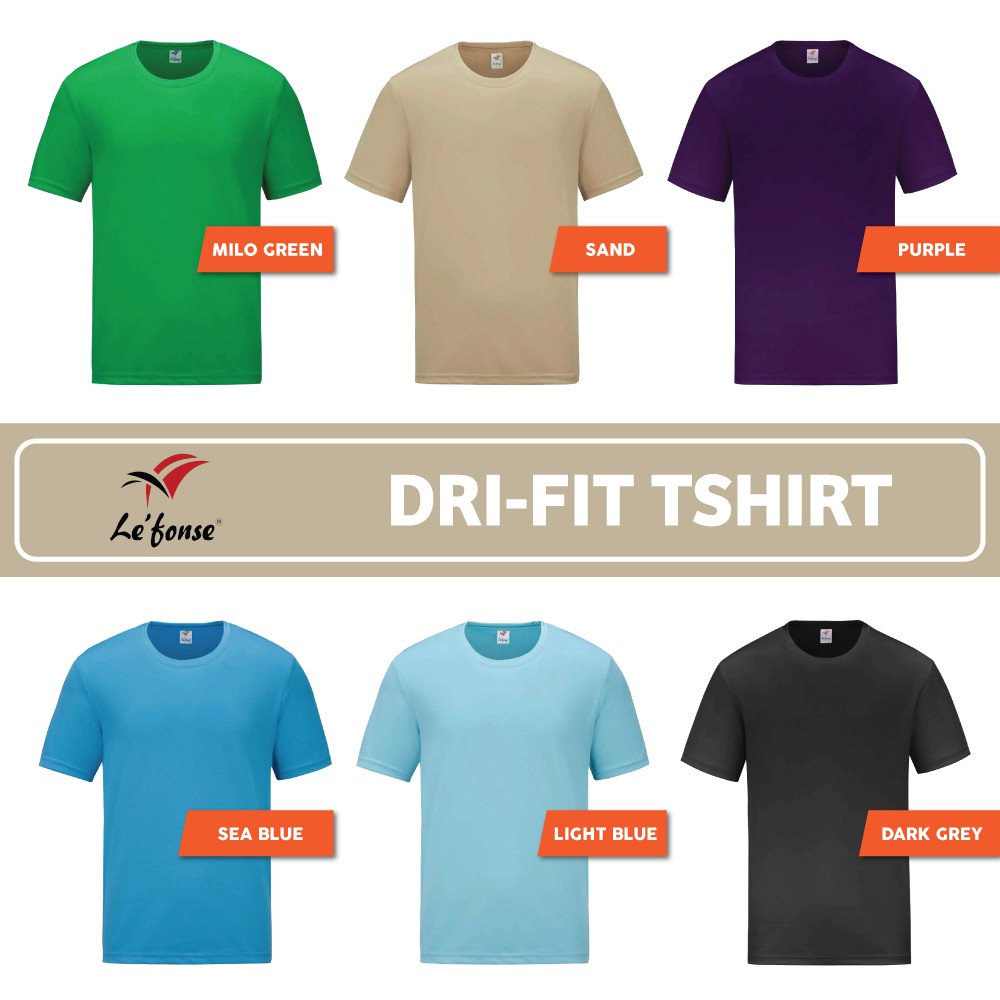 Lefonse Sportswear Microfiber Round Neck T-Shirt RM01: Milo Green/Sand ...