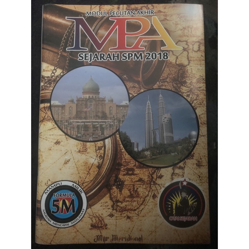 Modul Pecutan Akhir(MPA) SEJARAH SPM 2018 UNTUK PELAJAR SPM | Shopee ...