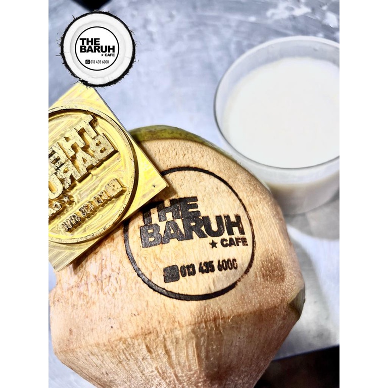 FRESH COCONUT WITH HOT STAMP BRAND | Shopee Malaysia