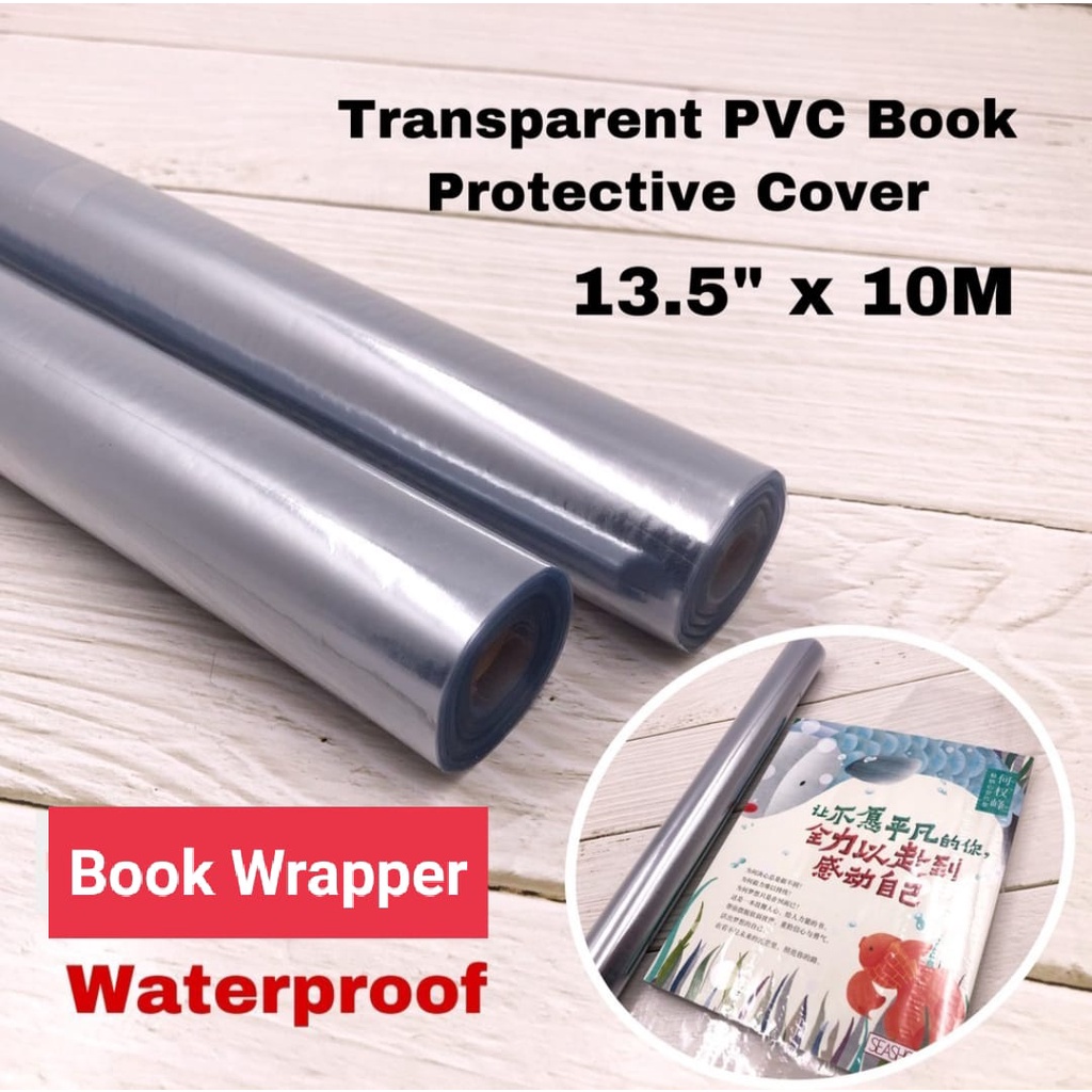 Book Wrapper Book Cover Protective Pembalut Buku Teks Sekolah Kalis Air ...