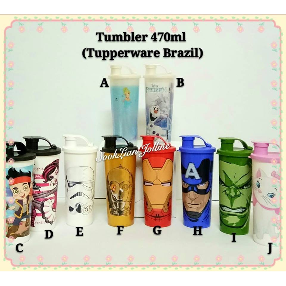 Tupperware 470ml Tumbler (1pc) (Tupperware Brazil) | Shopee Malaysia