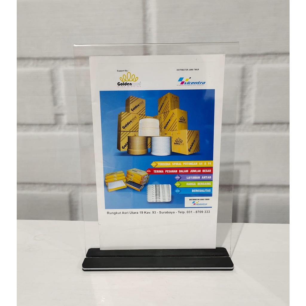 Acrylic Material ACrylic Menu Table Stand ACrylic Dining Table Sign ...