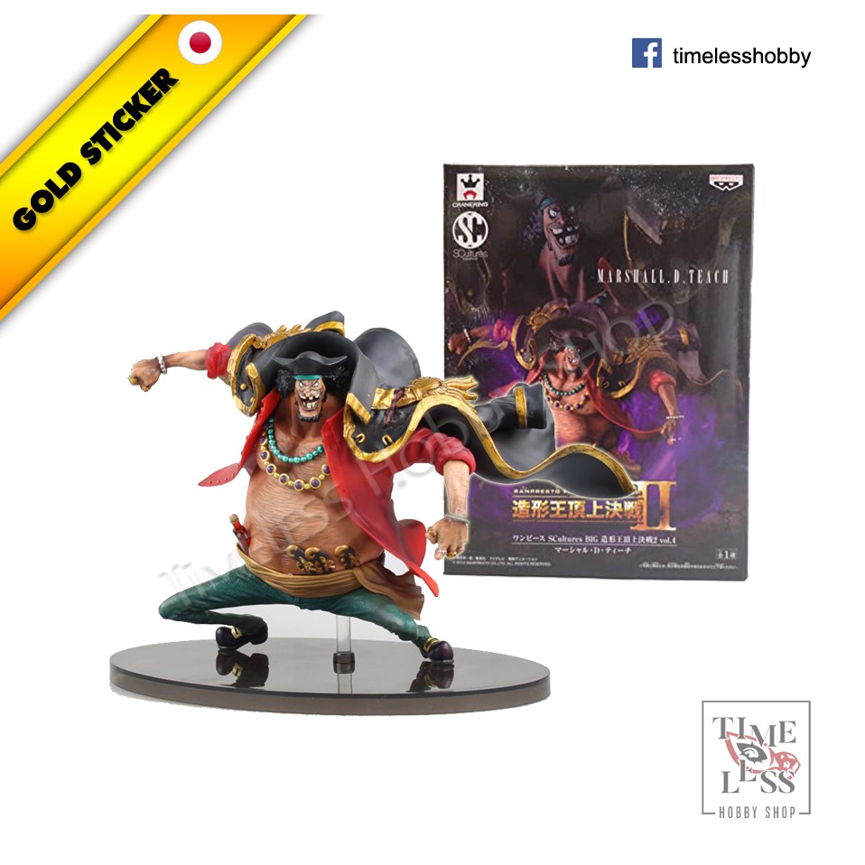 One Piece Scultures Marshal D Teach Blackbeard Figure | Shopee Malaysia