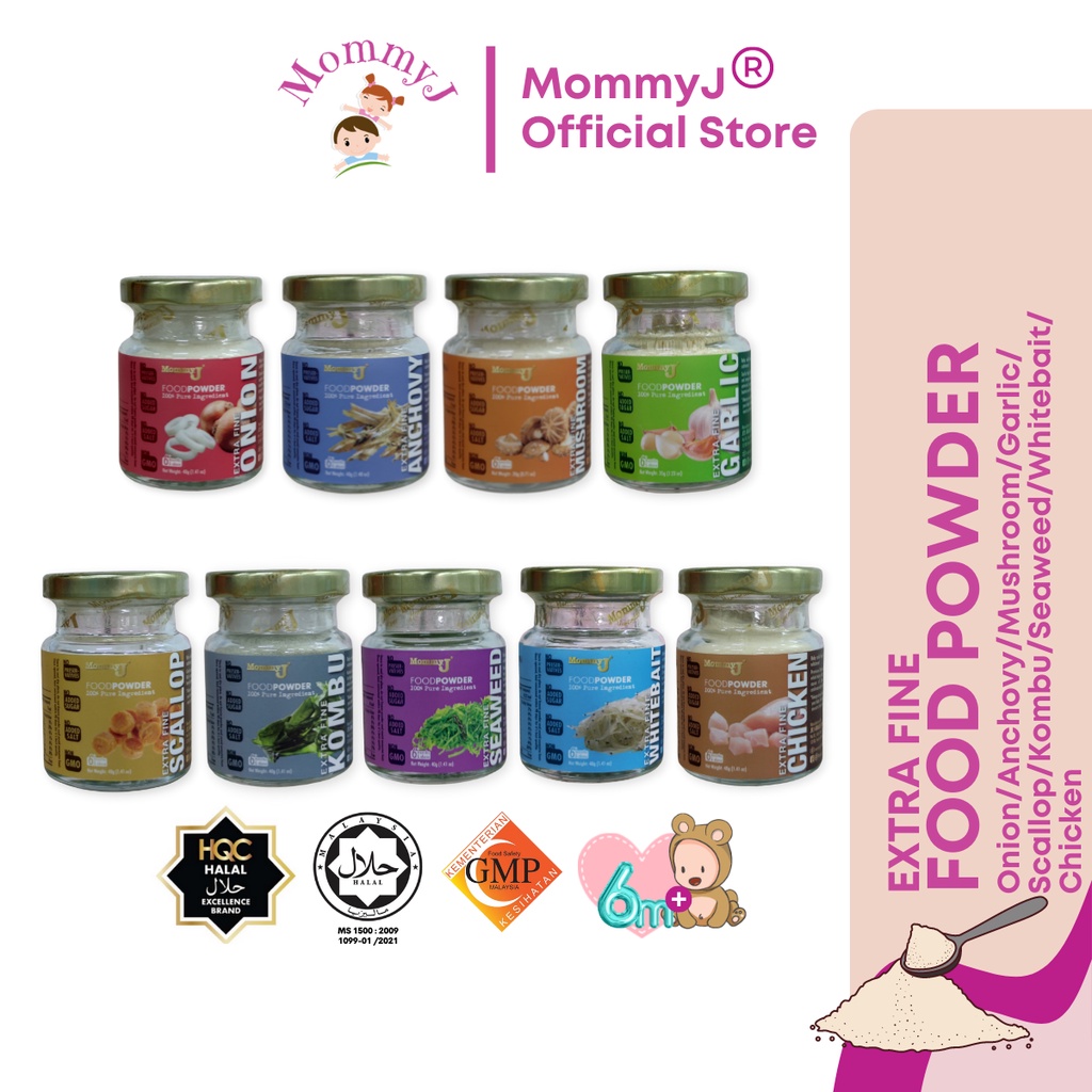 MommyJ® Ekstra Halus Serbuk Makanan 6bulan+ | MommyJ® Extra Fine Food ...