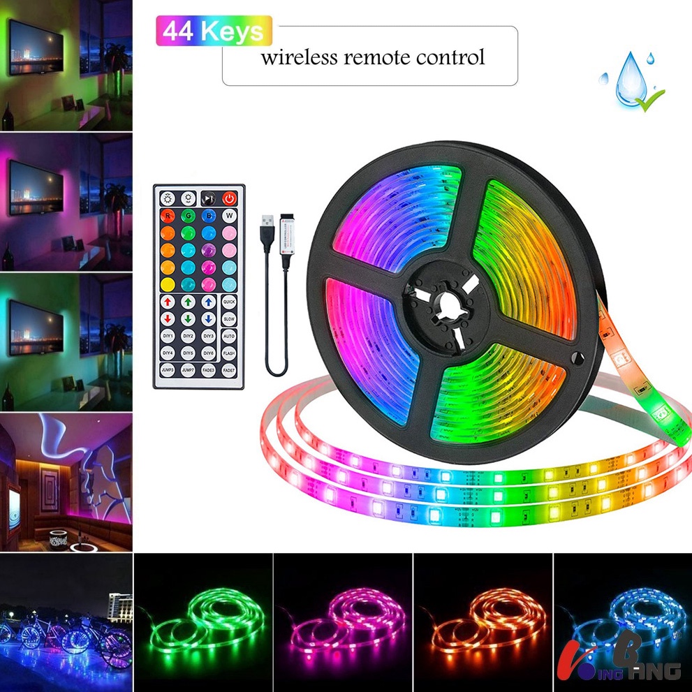 Lampu LED Strip Light 1M-5M Dream Colorful 5050 RGB 5V Flexible Lamp ...