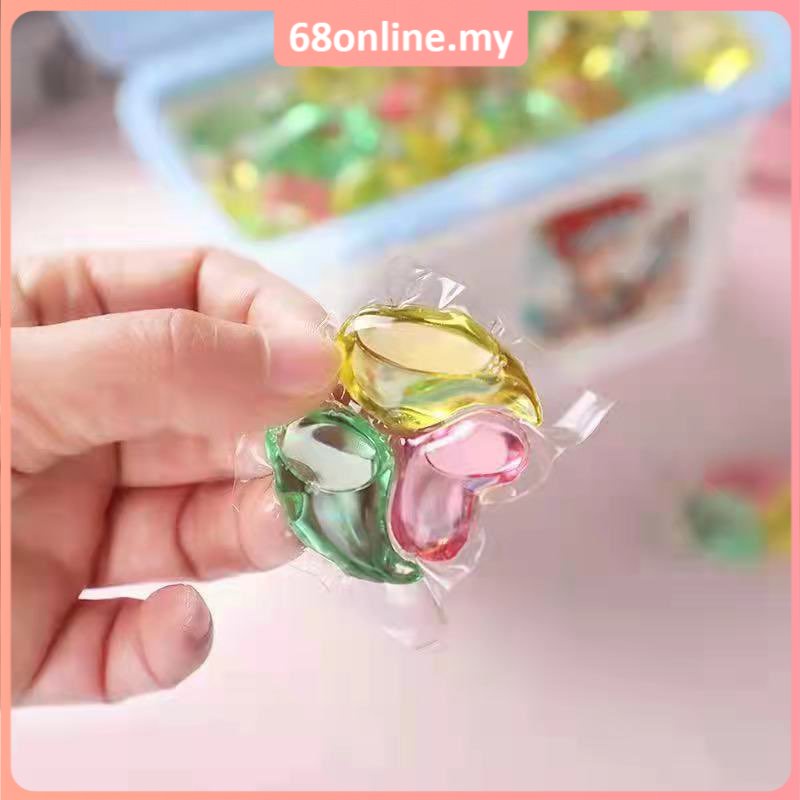 [Johor Seller] 3 in 1 Candy Laundry Detergent Washing Gel Beads ...