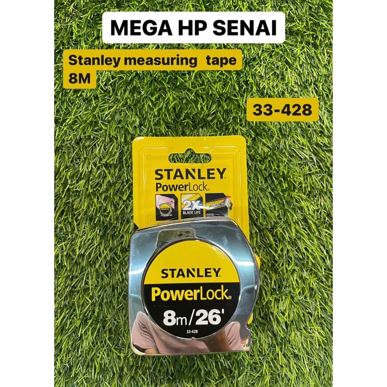 Stanley 33-428 Power Lock 8M Measuring Tape | Shopee Malaysia