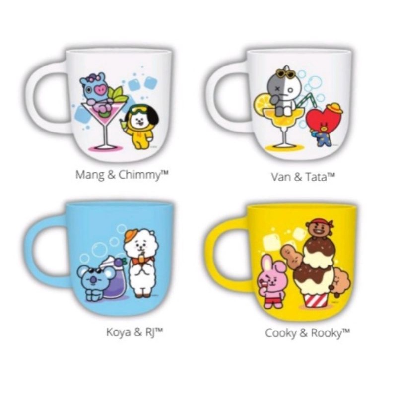 BT21 Limited Edition Ceramic Cup Mug by Darlie x Line | Shopee Malaysia