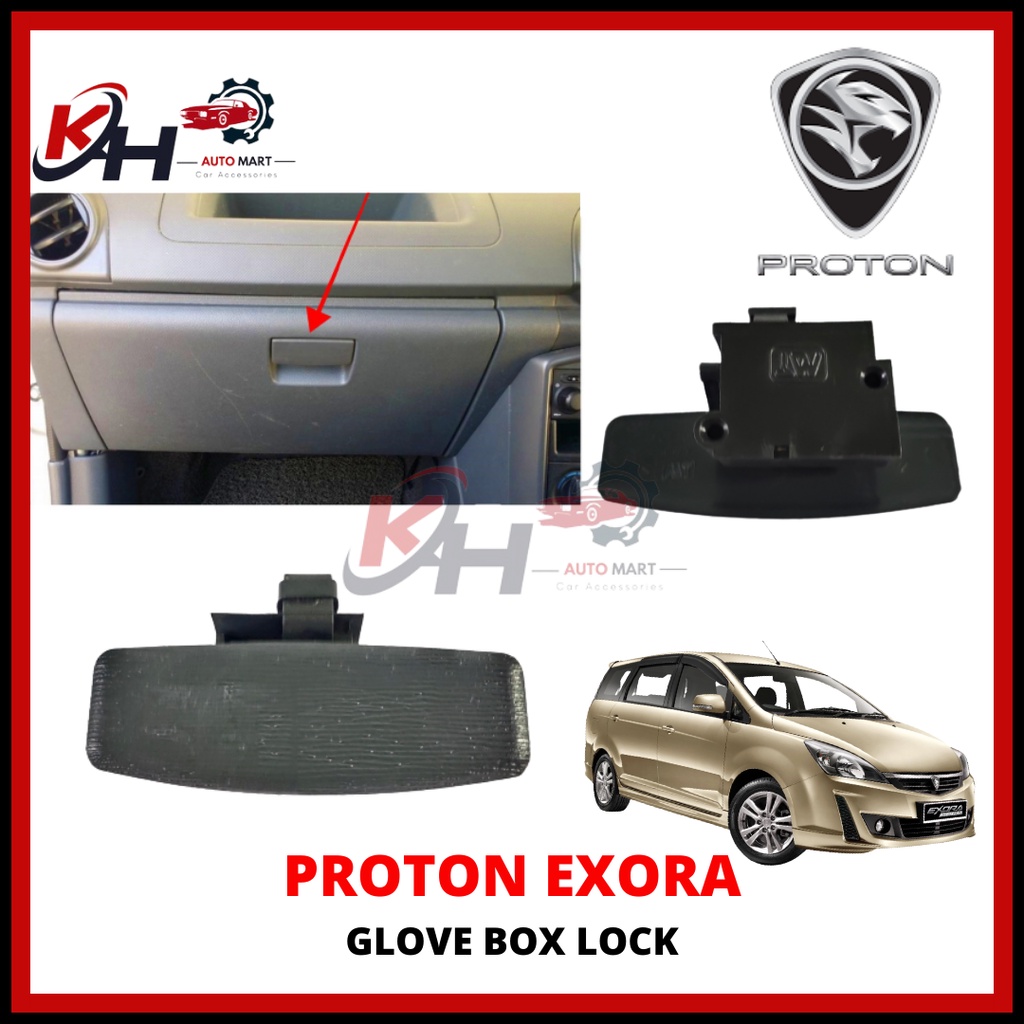 PROTON EXORA DRAWER GLOVE BOX LOCK COMPARTMENT HANDLE DASHBOARD (OEM ...