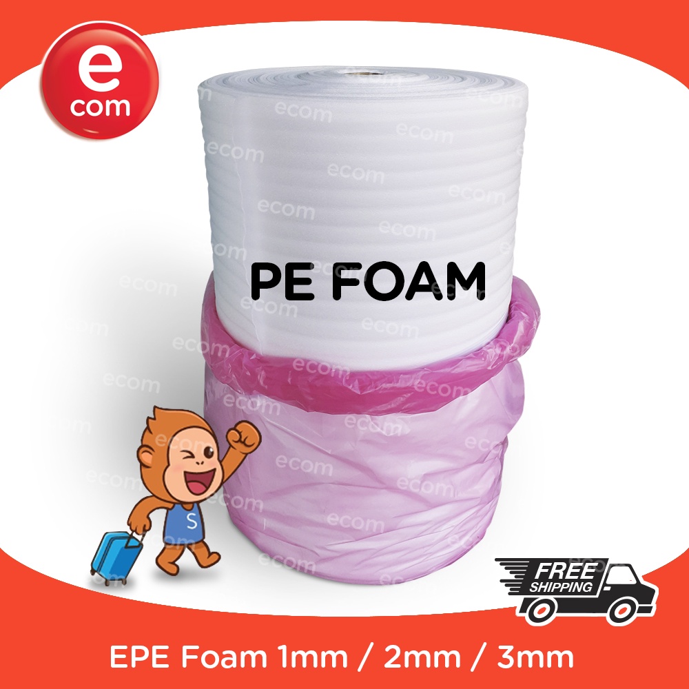 PE Foam Roll / Packaging Polyethylene Foam Roll 1mm / 2mm / 3mm | Shopee Malaysia