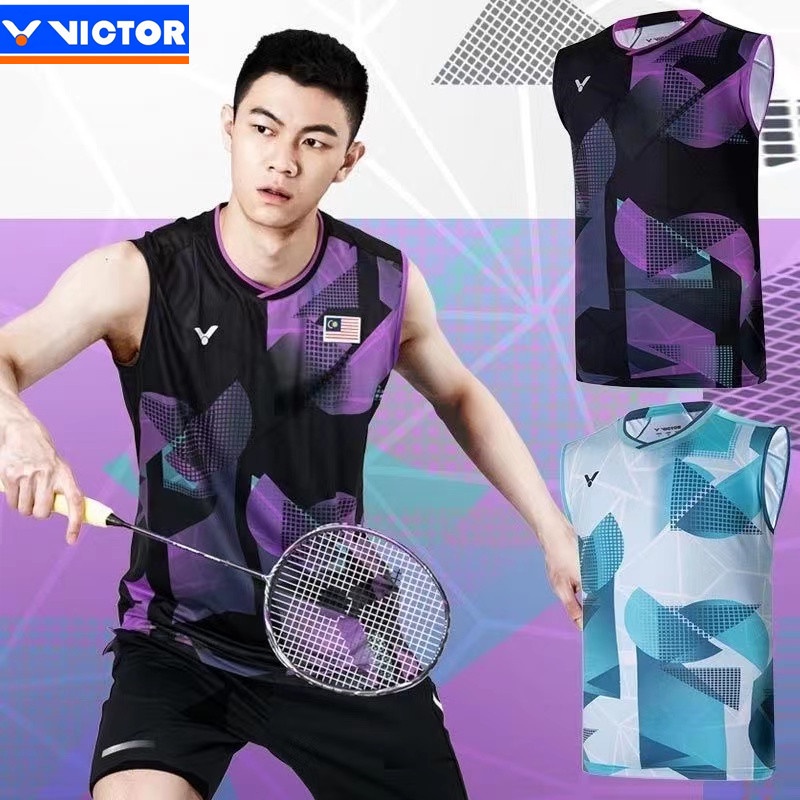 Victor Sleeveless Badminton Shirt Men's Badminton Top Competition ...