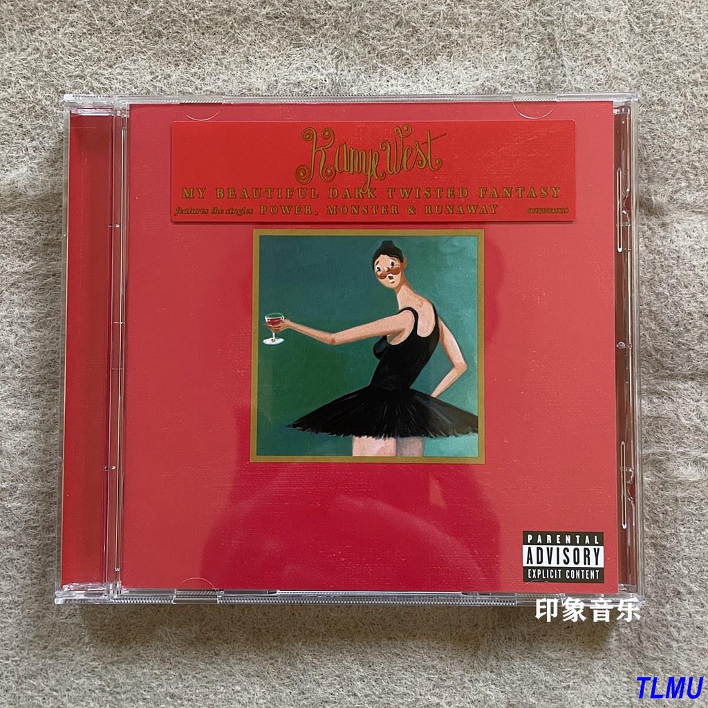 Brand New Kanye West My Beautiful Dark Twisted Fantasy Cd Rap J0331