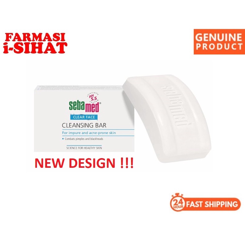👍👍Sebamed Clear Face Cleansing Bar 100g (For Impure & Acne-prone Skin ...