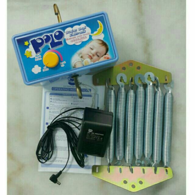 POLO ELECTRONIC BABY CRADLE 1 YEAR WARRANTY | Shopee Malaysia