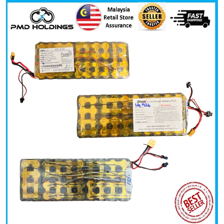 Ready Stock CHY / Hani / LG 36V 10.4Ah Rechargeable Lithium-ion Battery ...