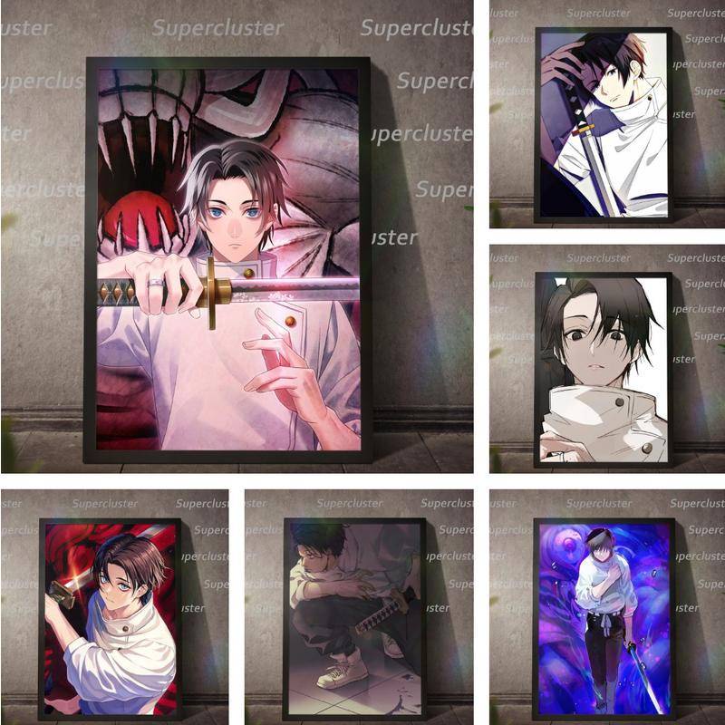 Jujutsu Kaisen Canvas Anime Yuta okkotsu main Painting Poster Wall ...