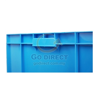1 X 48L Square Industrial Stackable Container Basket Container Storage ...
