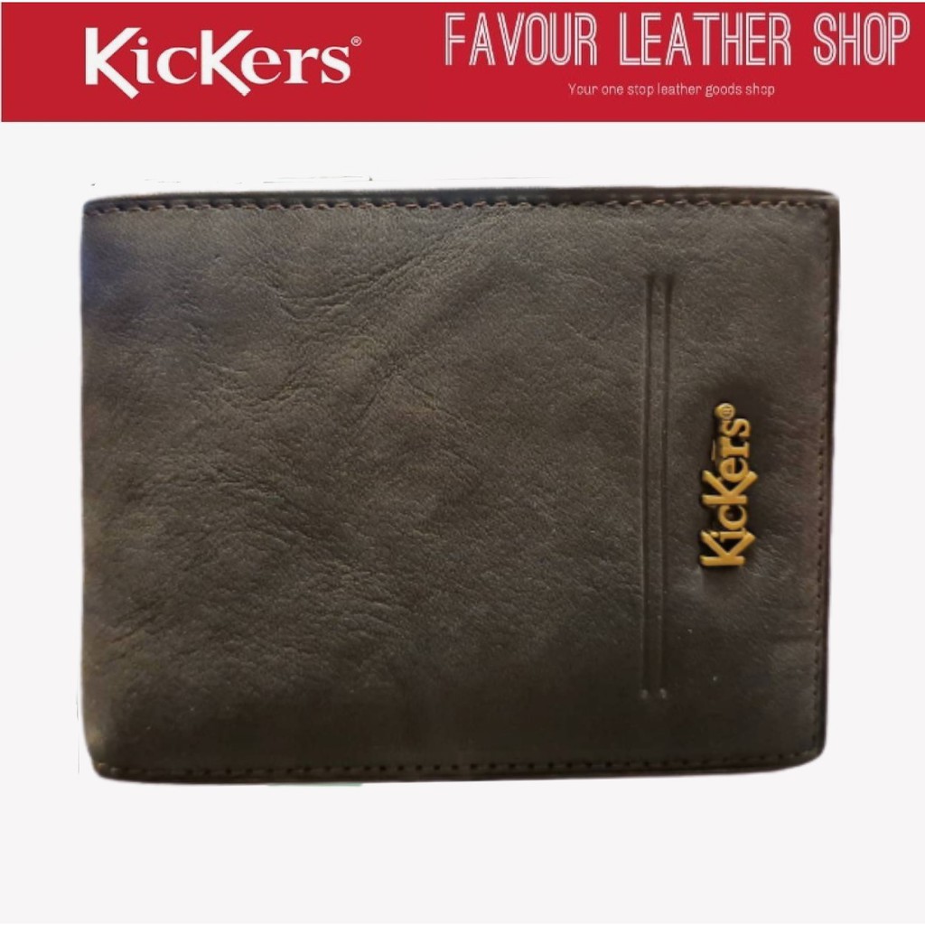 Kickers Genuine Leather Wallet No Hole (1KDNO-M-51126) | Shopee Malaysia