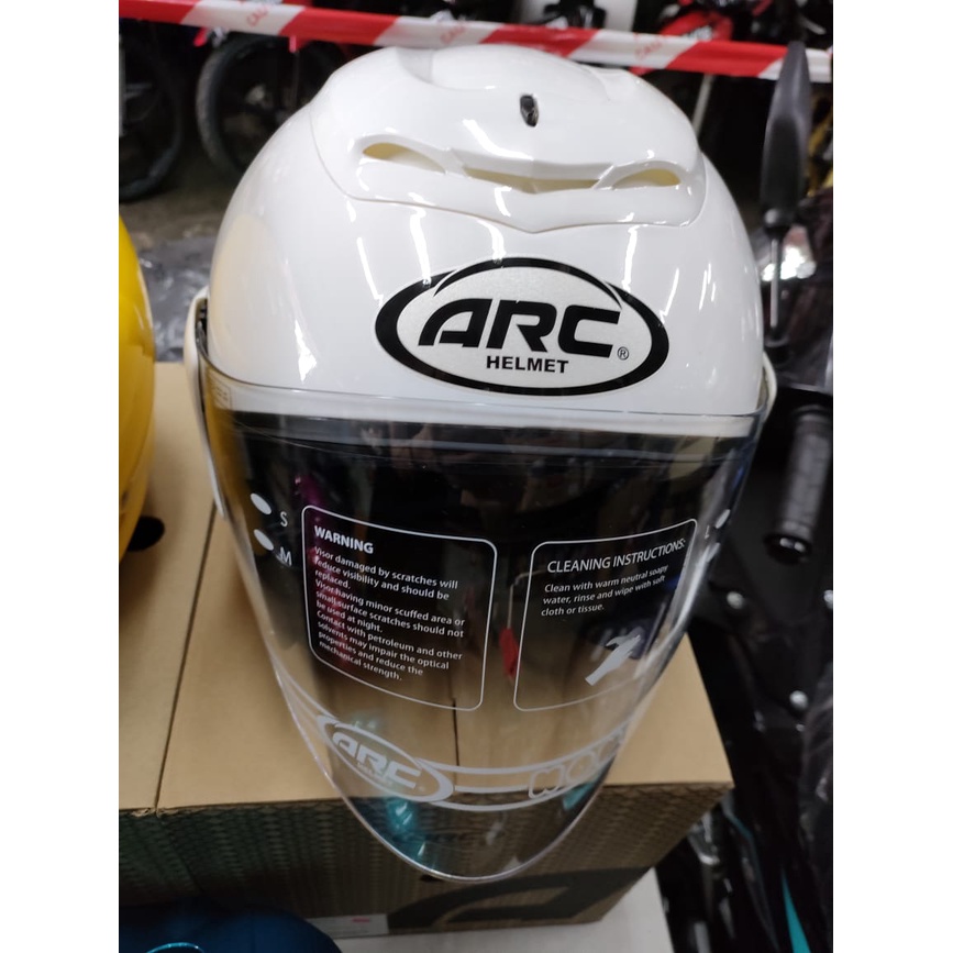 HELMET ARC RITZ New Flash Special Ori Size L-XXL with Sirim Cert Topi ...