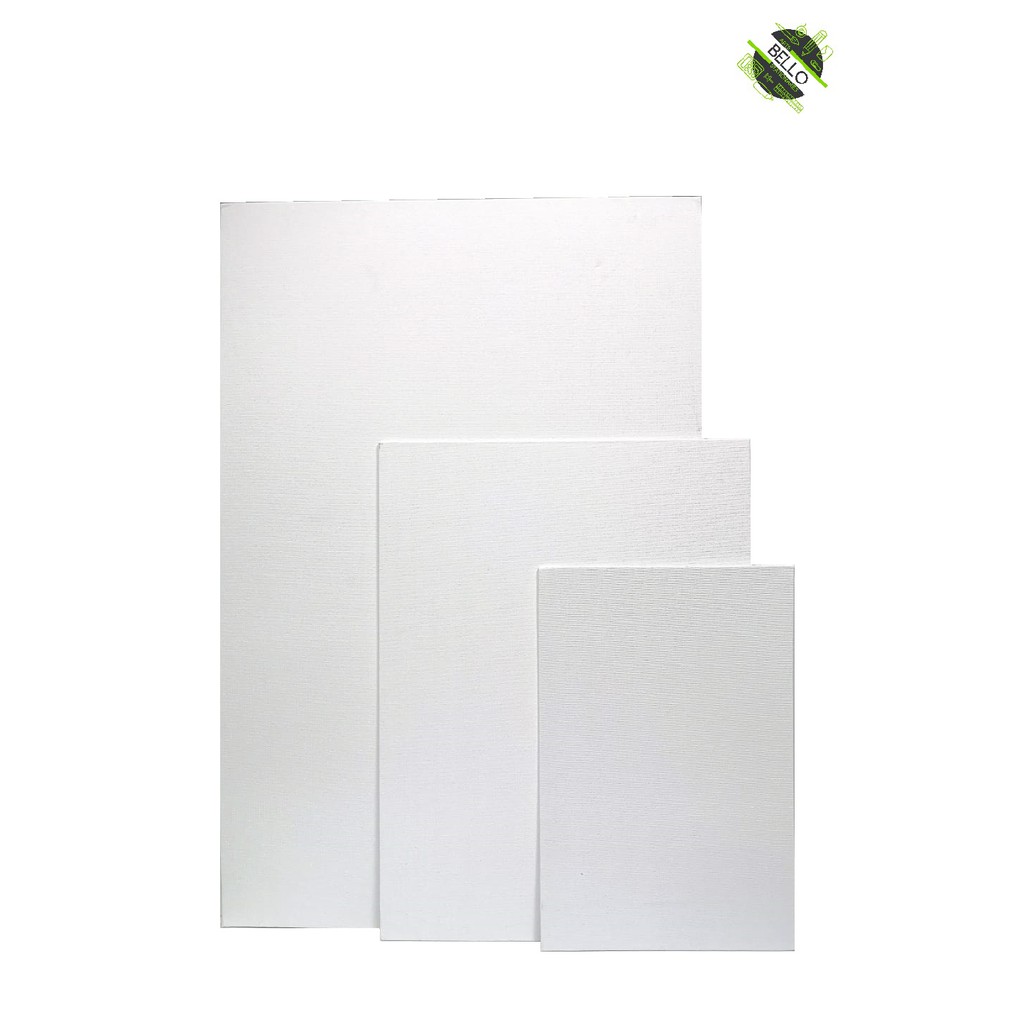 [RECTANGLE] Canvas Panel For Charcoal pensel, Acrylic, Oil Painting A5 ...