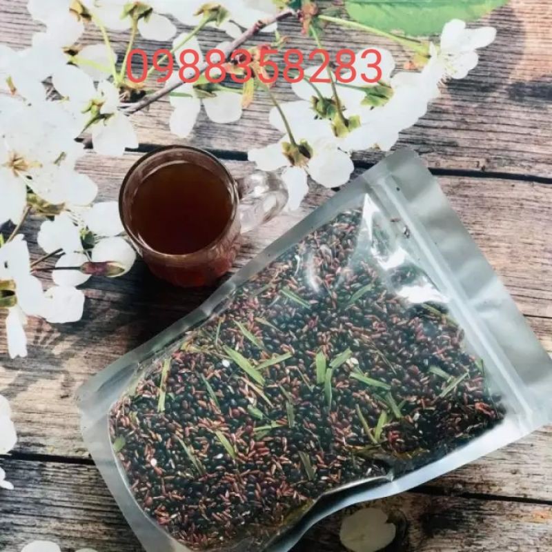 Brown RICE TEA WITH GREEN BLACK BEANS AND PINEAPPLE LEAF 1KG | Shopee ...